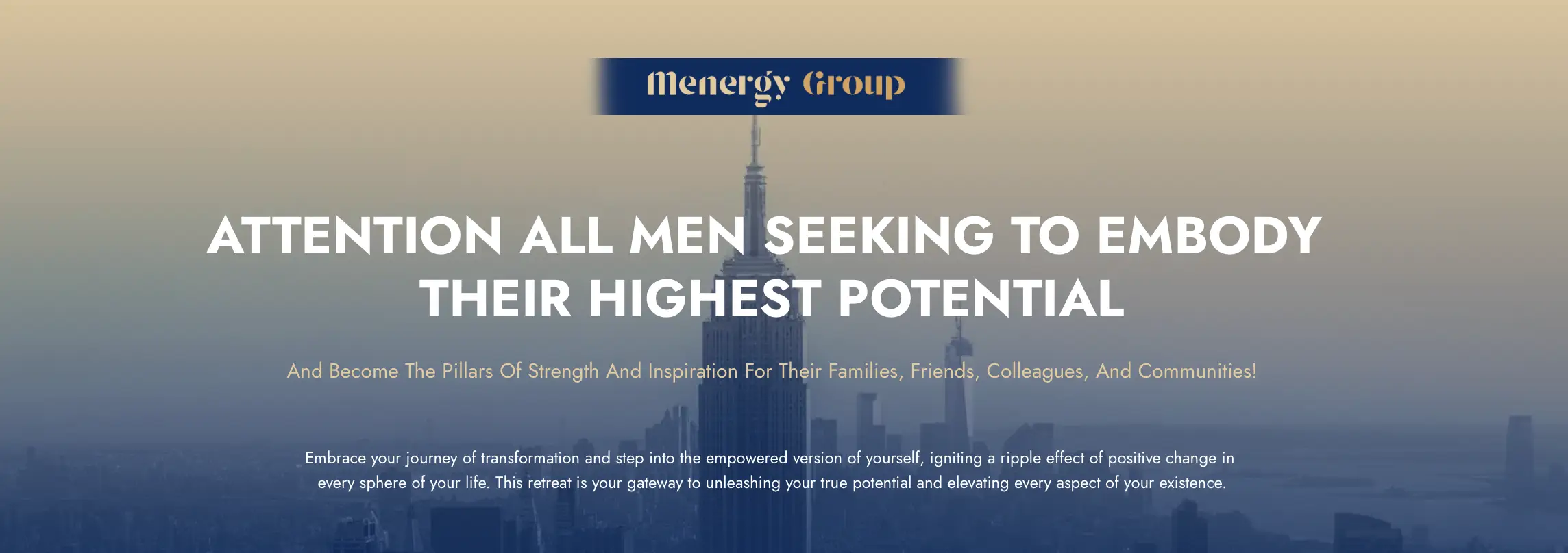 The Menergy Group - Retreats & Summit for Men in Healthcare & Medical Professions